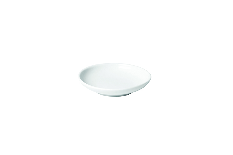 Piattino Tondo Burro Finger Bianco 10x2 - LUXURY NOLEGGIO